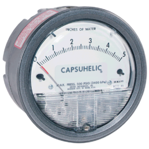 Medidor de presión diferencial Capsuhelic Dwyer - Serie 4000