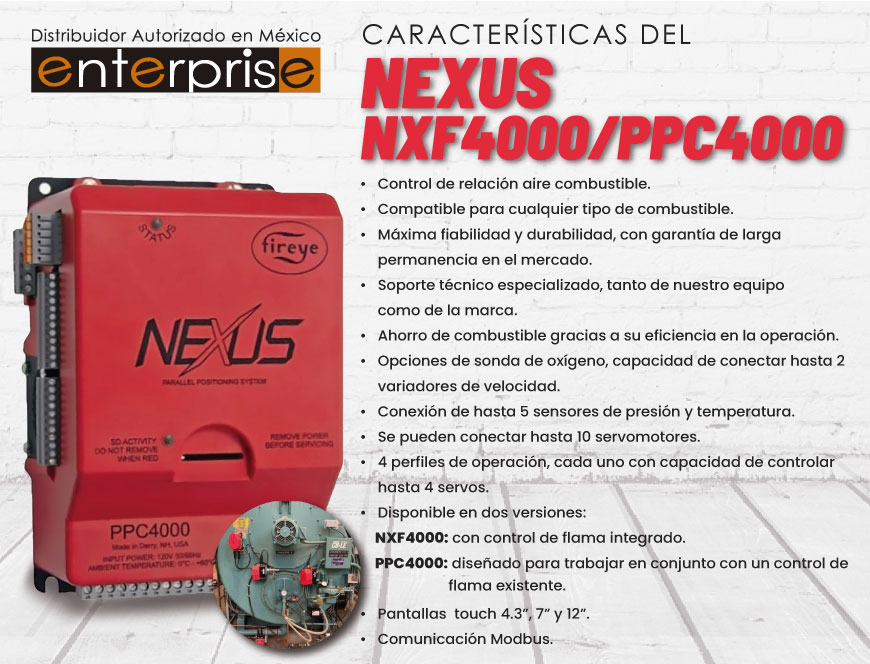 NEXUS PPC4000 Fireye - Seguridad de Flama | Dienterprise